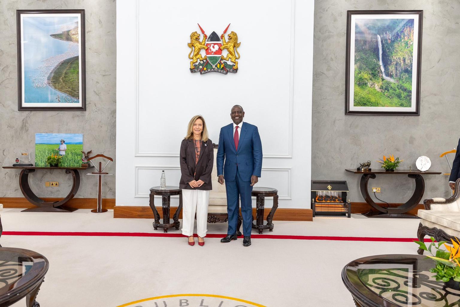 Celeste Saulo meets Prime Minister of Ethiopia, President of Kenya