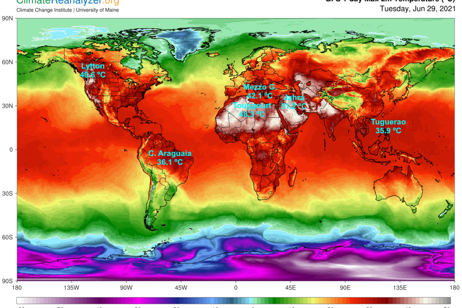 June ends with exceptional heat