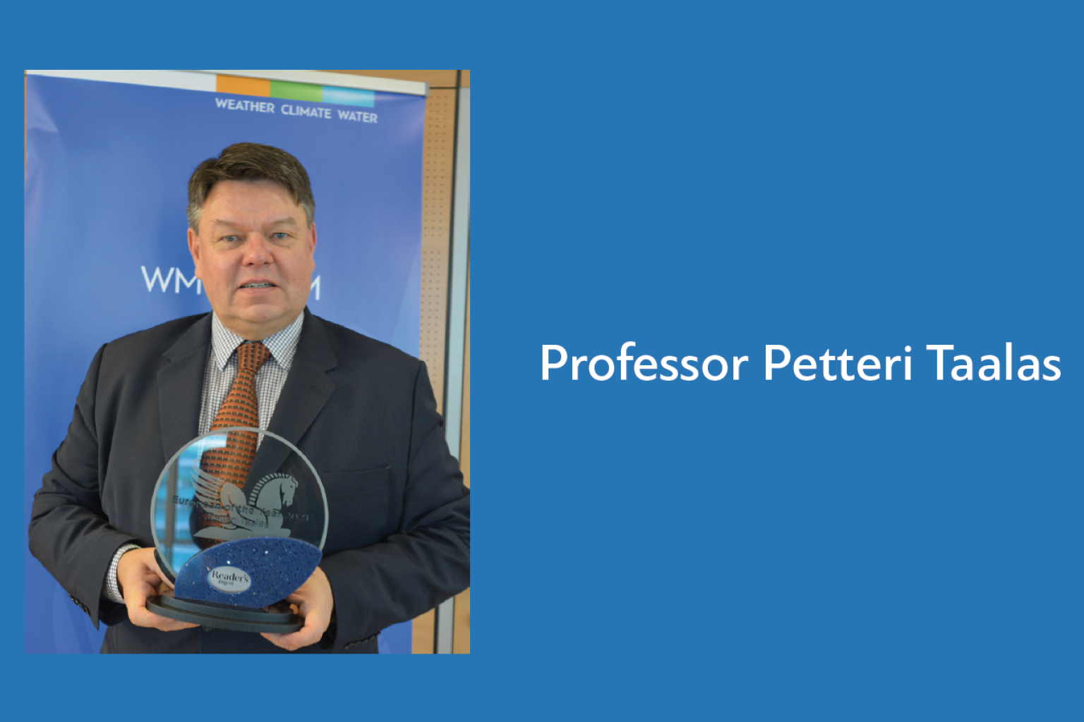 WMO head is named European of the Year by Readers Digest