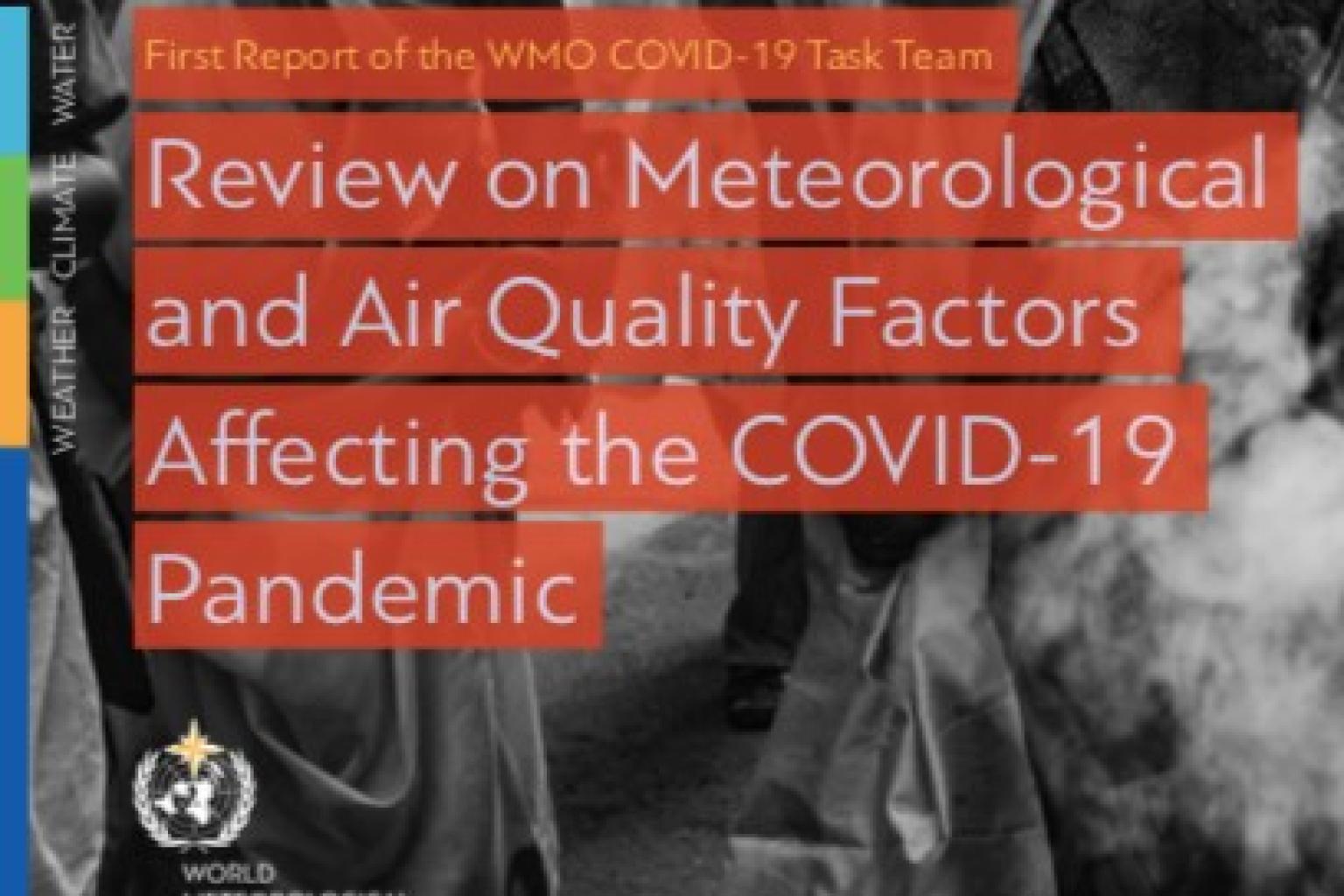 Report examines meteorological and air quality factors and COVID-19