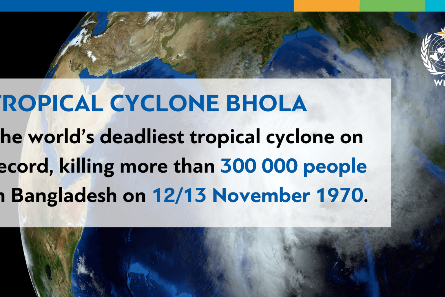 World’s deadliest tropical cyclone was 50 years ago