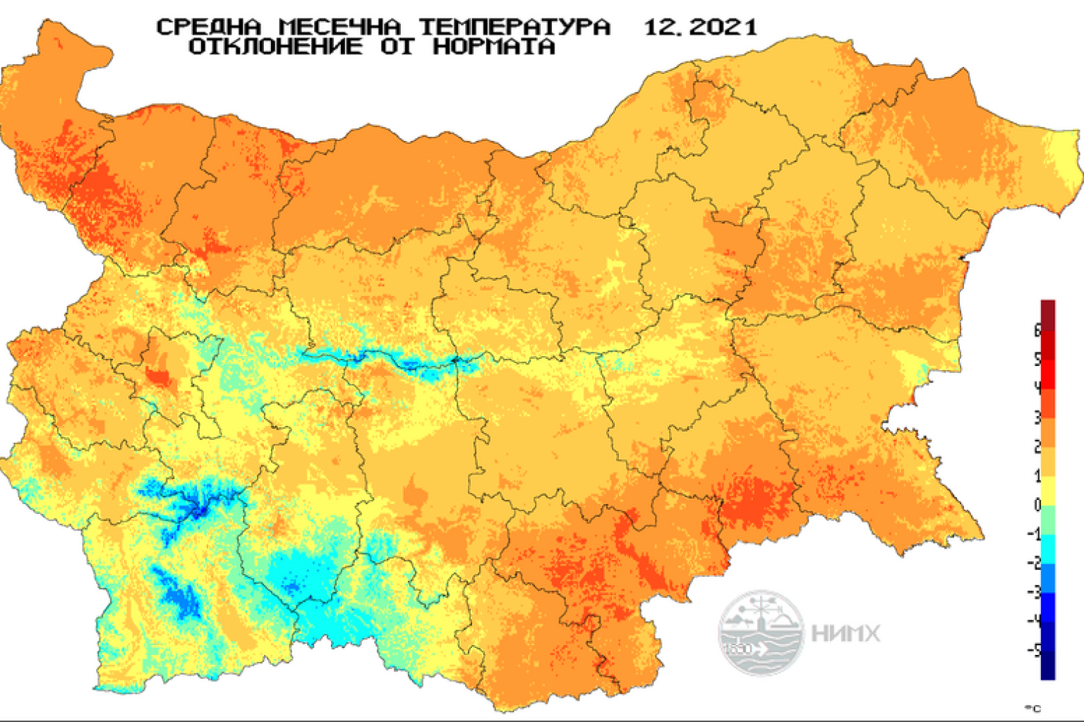 Weather in December 2021 in Bulgaria - National Institute of ...