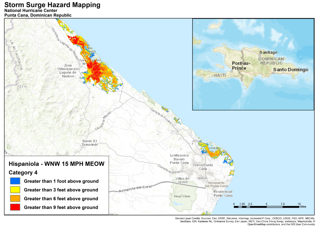 Coastal flooding forecasts strengthened in Caribbean
