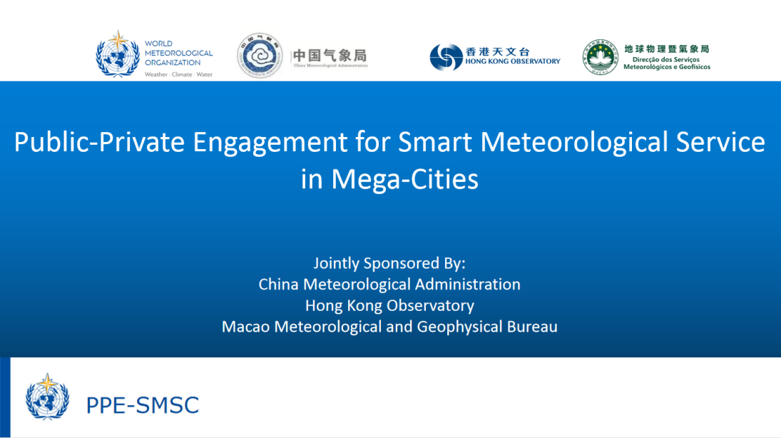 Pilot Project on Public-Private Engagement for Smart Meteorological ...