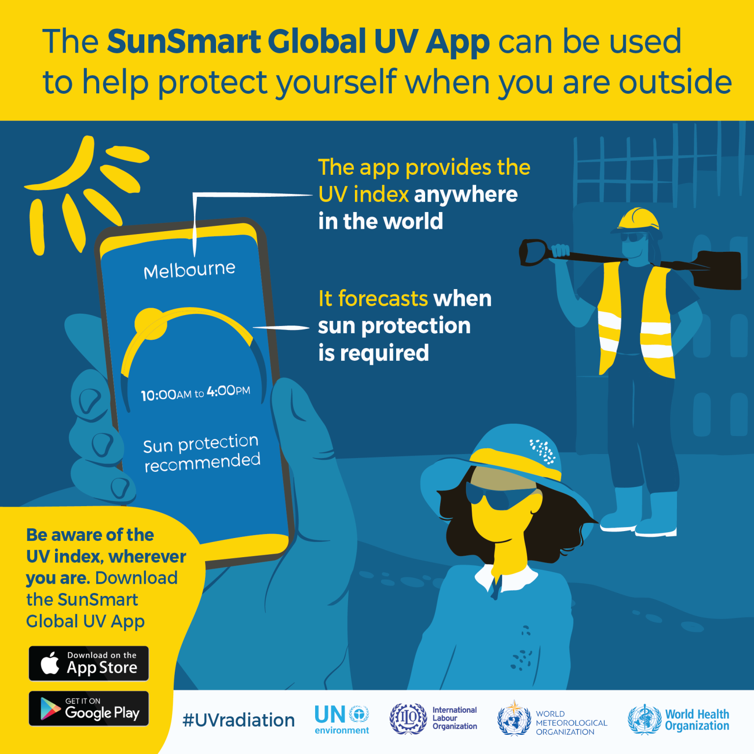 SunSmart Global UV App launched