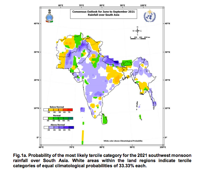 Normal to above normal rainfall forecast for southwest monsoon season